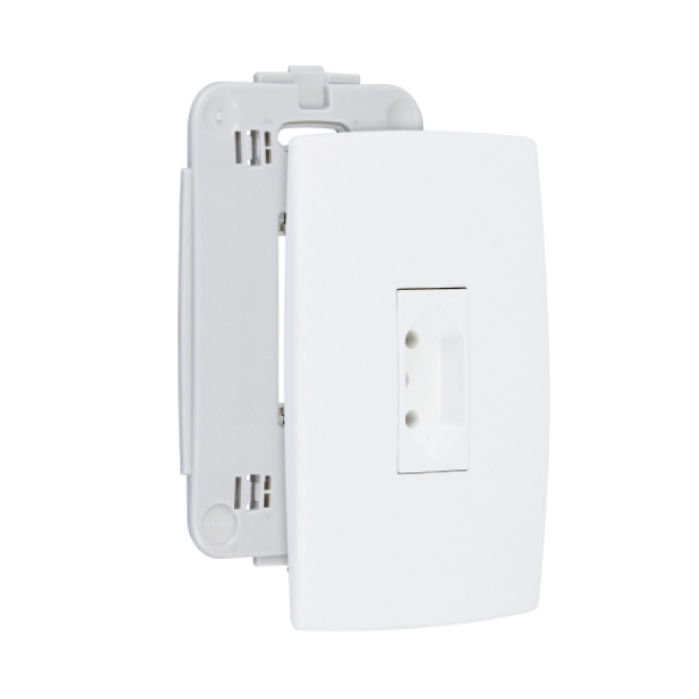 Conjunto Tomada Energia 10A Vertical Pial Plus Pial Legrand - Pial ...
