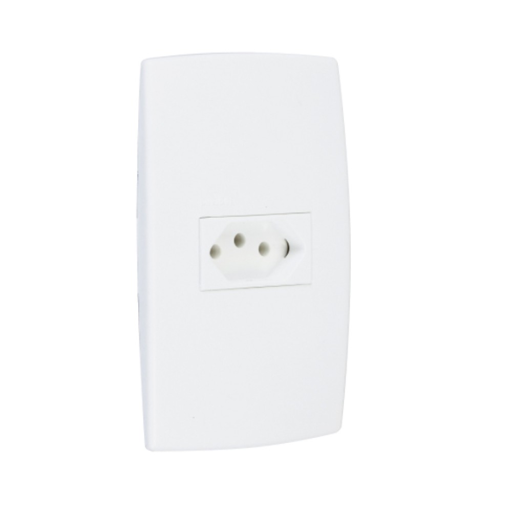 Conjunto Tomada Energia 10A Horizontal Pial Plus Pial Legrand - Pial ...