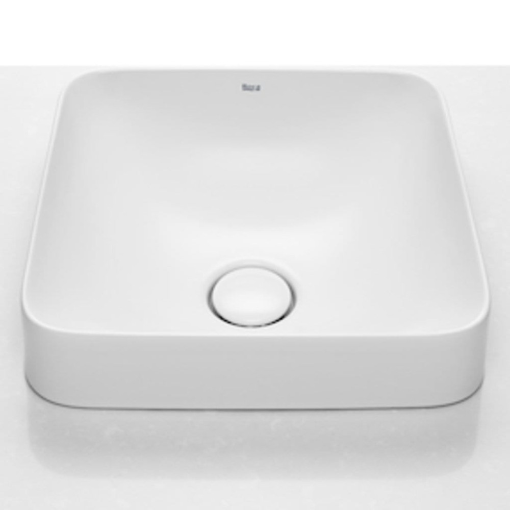 Cuba De Sobrepor 370X370 Inspira Square Branco A32753R000 - Roca ...