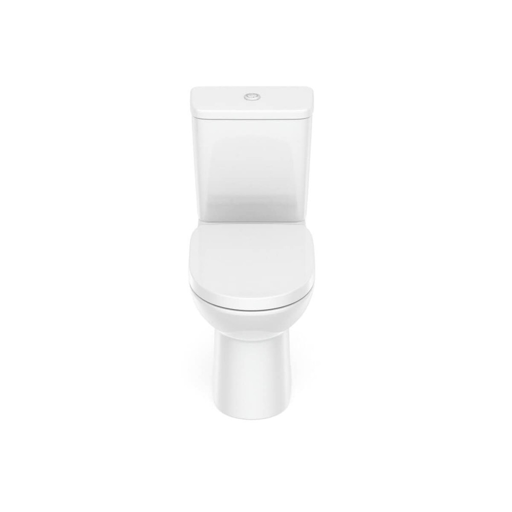 Kit Bacia Com Caixa acoplado Completo Debba Round Branco Brilhante ...