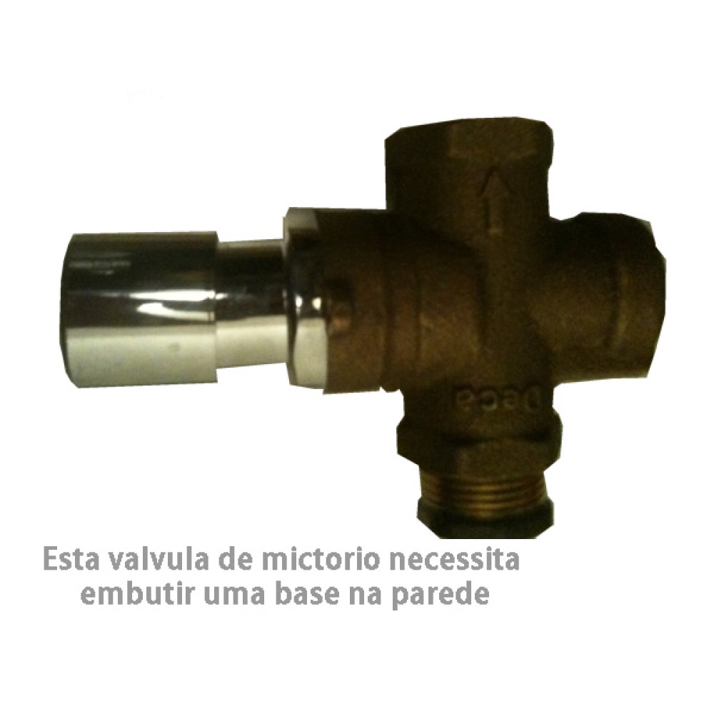 Valvula de mictorio Embutida com fechamento automatico Deca 2574.C ...